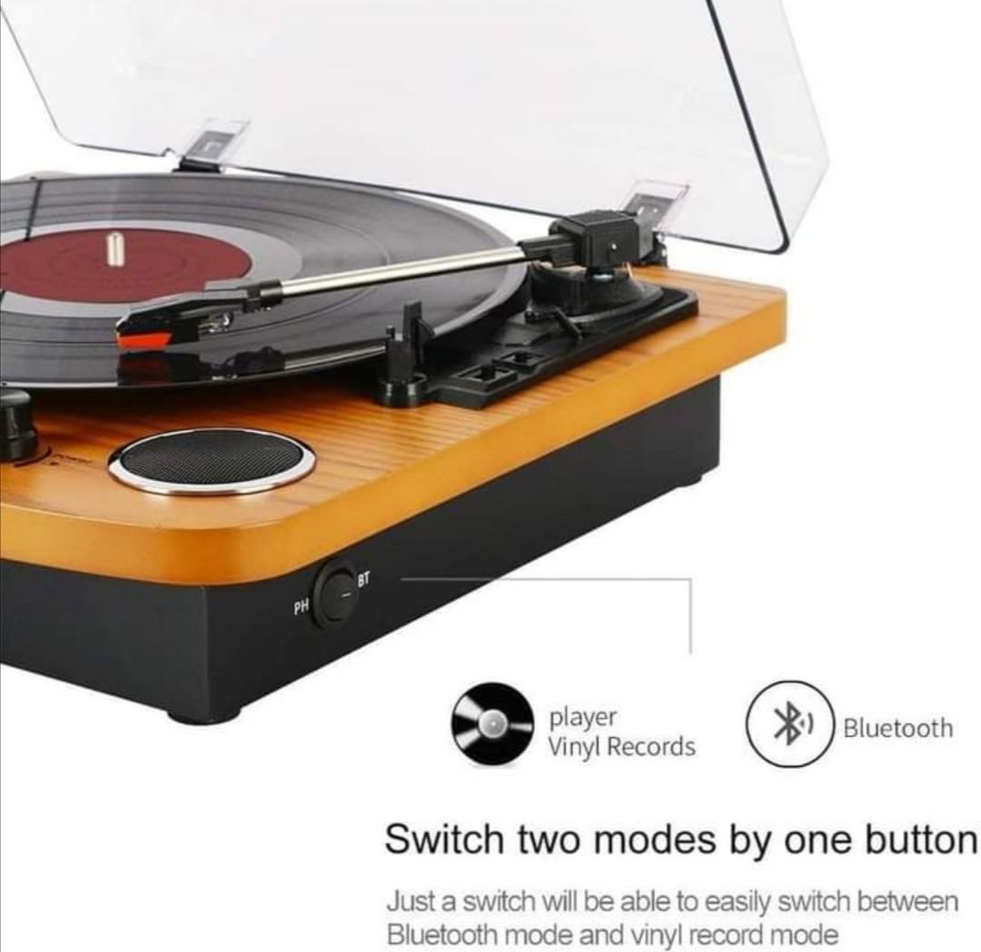Jopostar Brand New Retro Classic Turntable with Bluetooth Vinyl Plaka ...