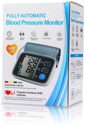 Large LCD Professional Upper Arm Automatic Digital Blood Pressure ...