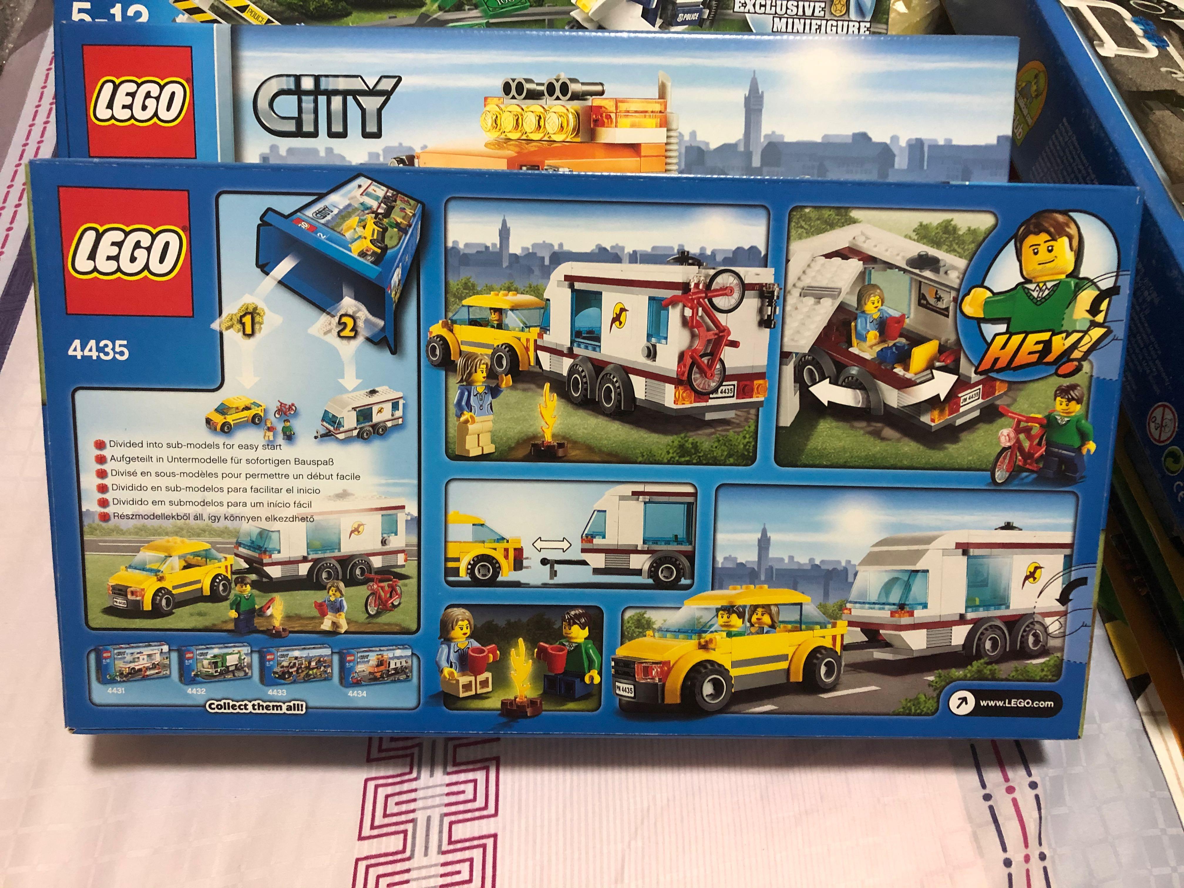 LEGO 4435 Car and Caravan, Hobbies & Toys, Toys & Games on Carousell