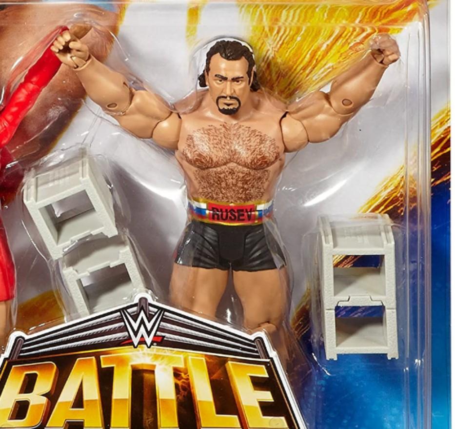 Mattel WWE Basic action figures: Rusev , TED DIBIASE JR. , Edge , Cody ...