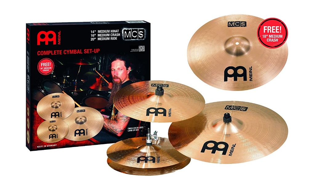 Meinl-MCS Cymbal Set (MCS141620) , Hobbies & Toys, Music & Media, Music ...