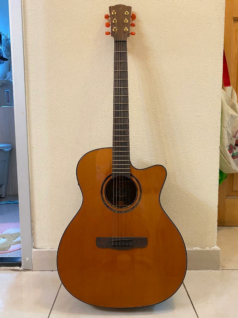 【電木結他GUITAR 】~ Merida Extrema Diana DG-15FOGACES Acoustic Guitar + 結他袋 ...