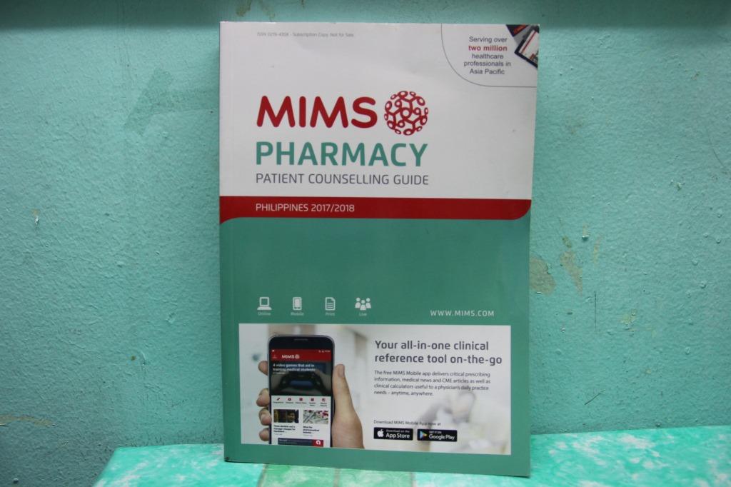 MIMS PHARMACY Patient Counselling Guide Phil2017/2018, Hobbies & Toys ...