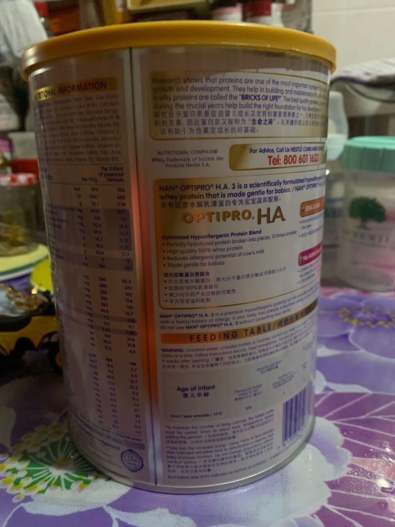 NAN OPTIPRO HA 3, Babies & Kids, Nursing & Feeding, Weaning & Toddler ...