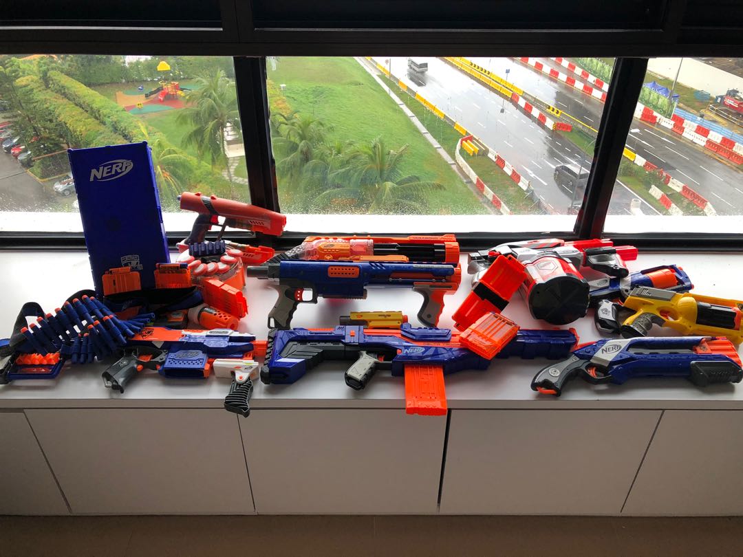 Nerf War Chest Collection, Hobbies & Toys, Toys & Games on Carousell