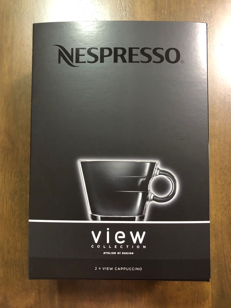 Nespresso view cappuccino cups & saucers, TV & Home Appliances, Kitchen ...