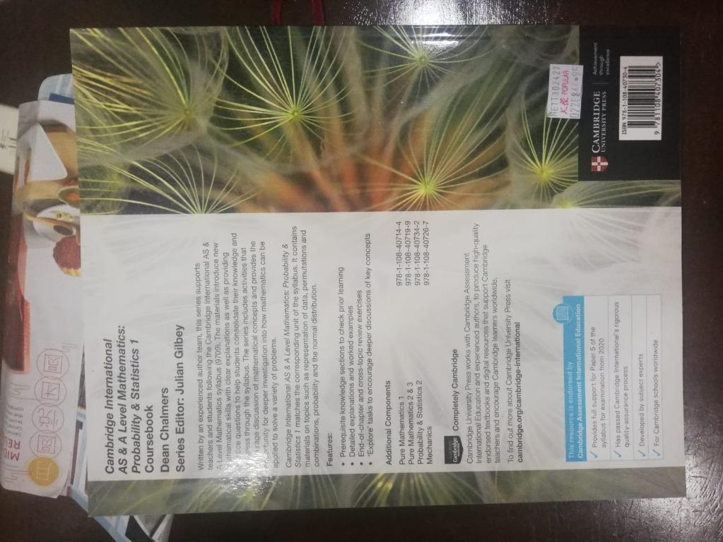 Probability & Statistics 1 - Dean Chalmers (Cambridge International AS ...