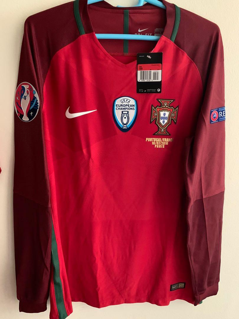 Rare Portugal 2016 European Champion Boxset Home Match Prepared Jersey Rare Portugal 2016 European Champion Boxset Home Match Prepared Jersey