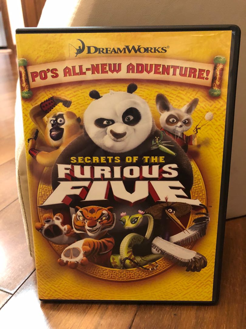 Secrets of the Furious Five DVD, 興趣及遊戲, 收藏品及紀念品, 明星周邊 - Carousell