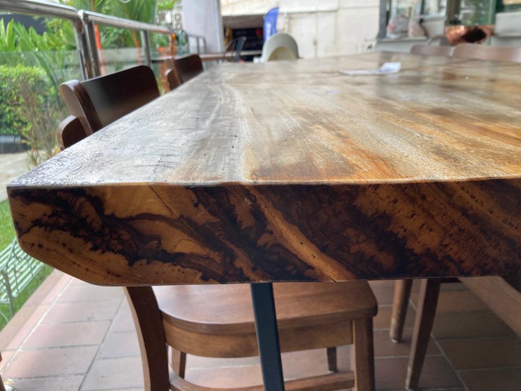 Solid Wood Communal Table, Furniture & Home Living, Furniture, Tables ...