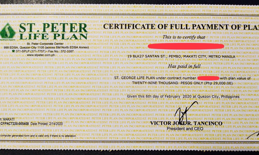 St. Peter Life Memorial Plan, Everything Else, Others on Carousell