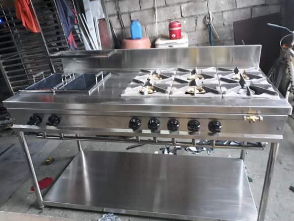 Stainless open top burner tables, TV & Home Appliances, Kitchen ...