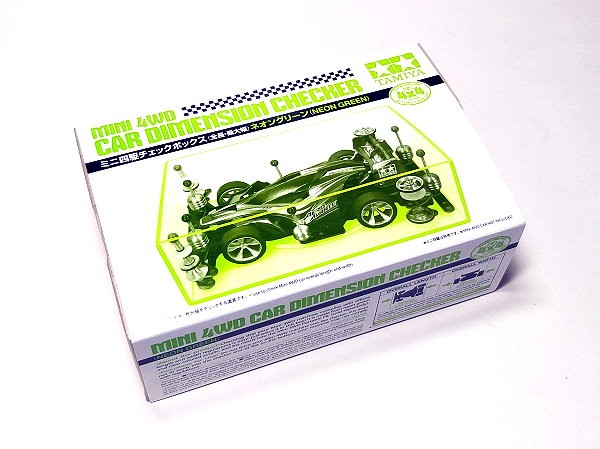 Tamiya 95548 - Tamiya Mini 4WD Checker Box Neon Green, Hobbies & Toys ...