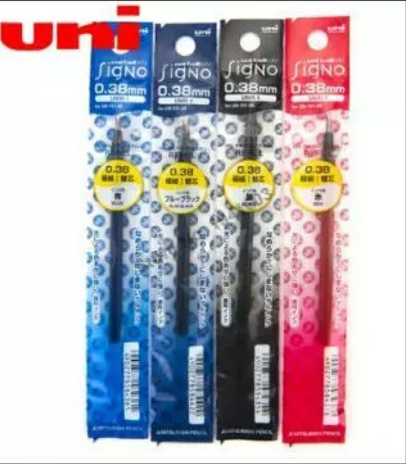 Uniball Signo 0.38mm Pen Refills, Hobbies & Toys, Stationery & Craft ...