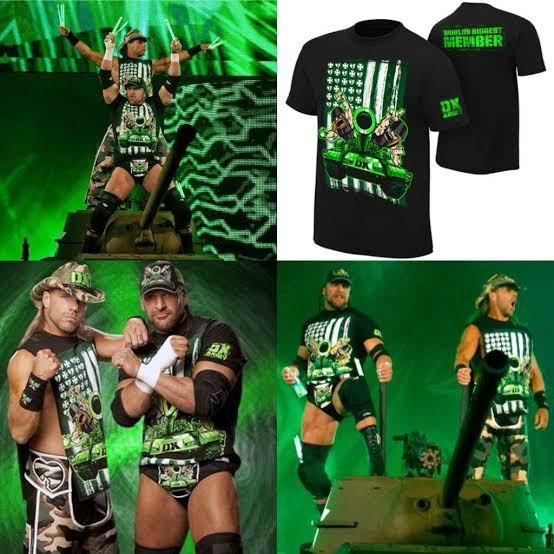 WWE DX Shirt XL DX Army, Men's Fashion, Tops & Sets, Tshirts & Polo ...