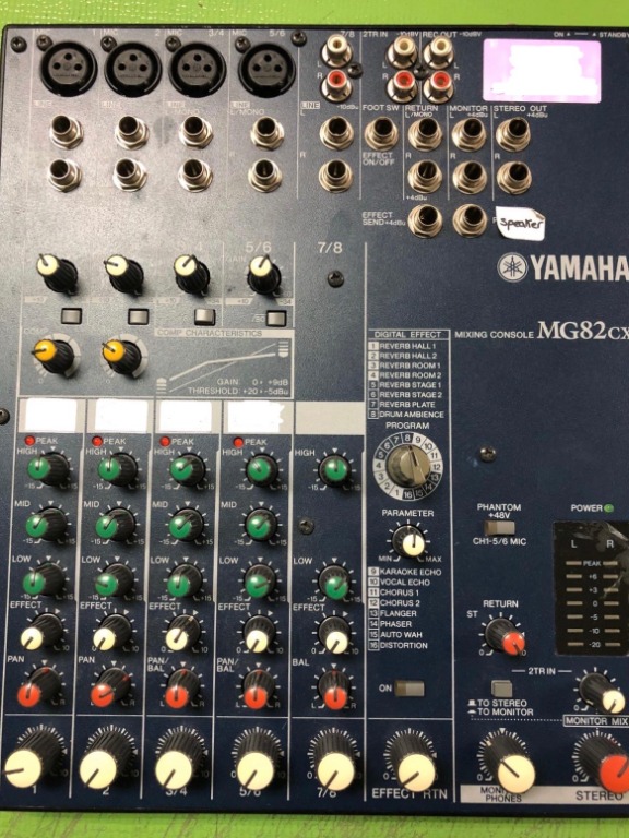 Yamaha MG82CX Mixing Console, Hobbies & Toys, Music & Media, Music Accessories on Carousell