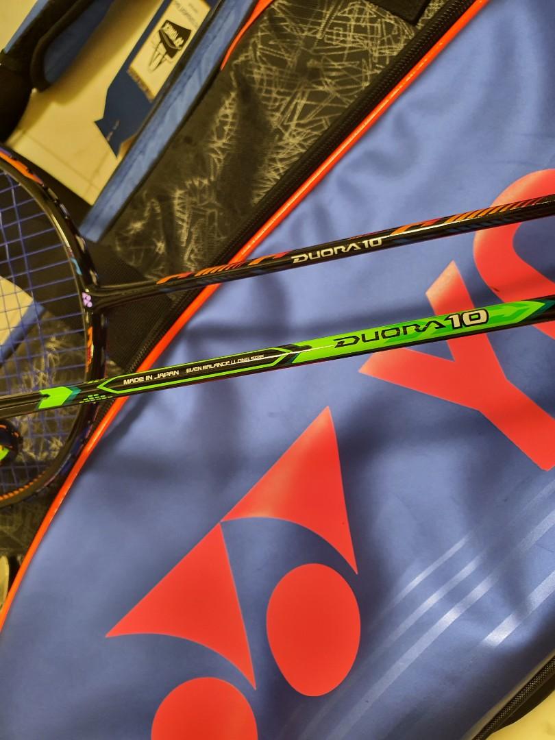 Yonex Duora 10 Badminton Rackets 3U-G5 Made In Japan, Sports Equipment, Sports & Games, Racket ...