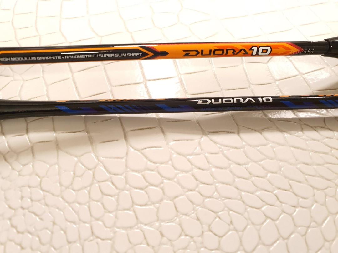 Yonex Duora 10 Badminton Rackets 3U-G5 Made In Japan, Sports Equipment, Sports & Games, Racket ...