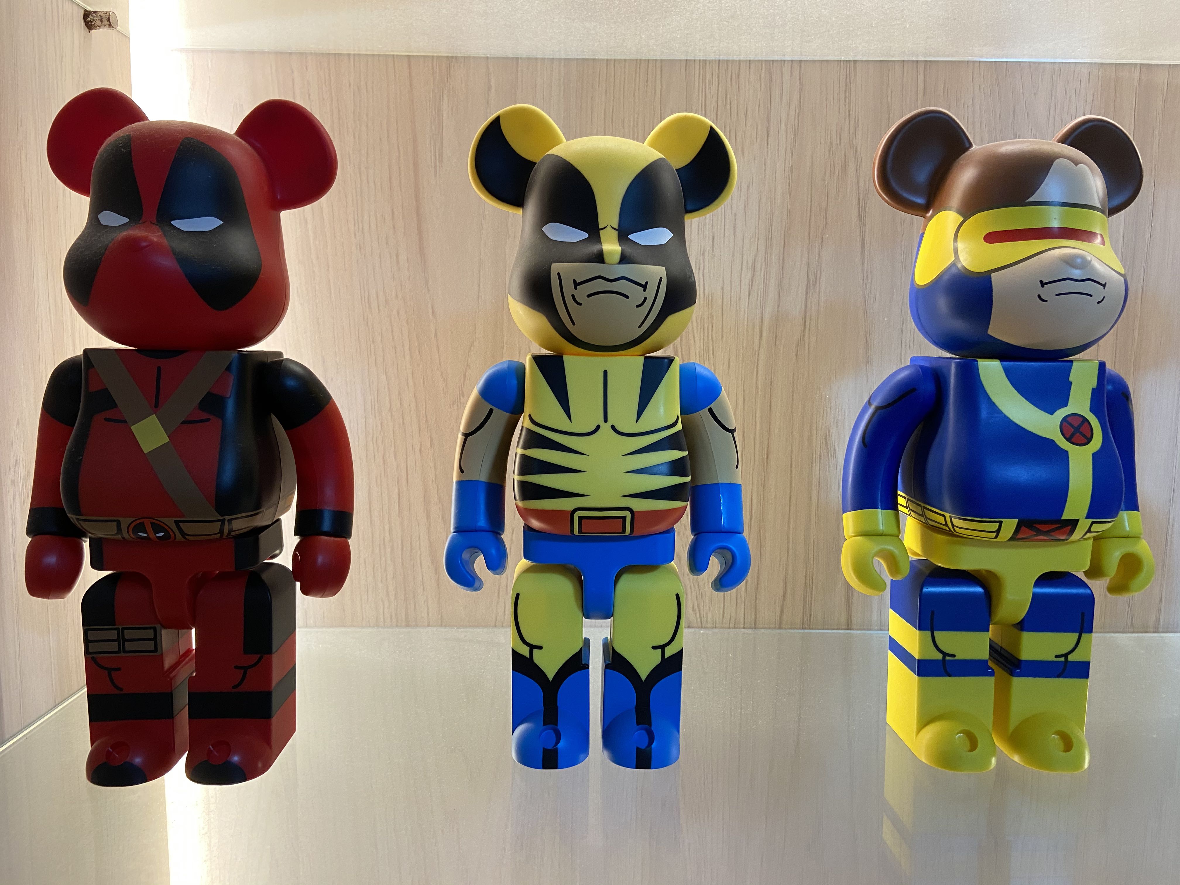 400% Wolverine, Cyclops, Deadpool Be@rbricks, Hobbies & Toys, Toys ...