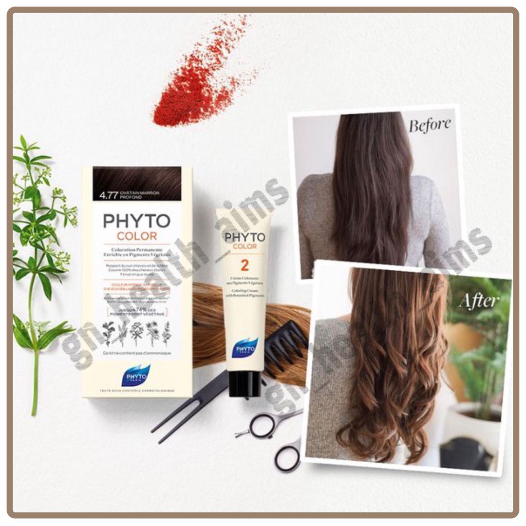 (全色現貨) *法國 Phyto Color PhytoColor 髮朵 高效天然植物染髮霜 Permanent Colour 成分天然 不含 ...
