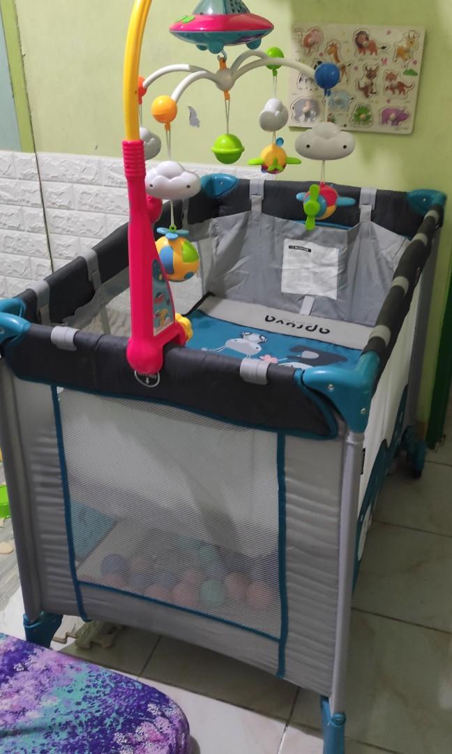 Apruva Playpen with rocker, Babies & Kids, Baby Nursery & Kids ...