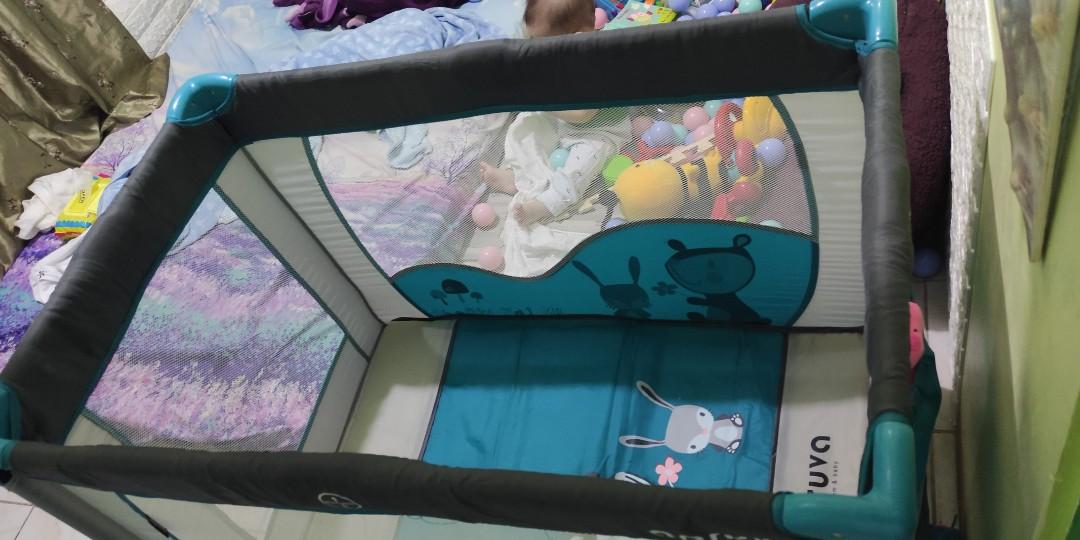 Apruva Playpen with rocker, Babies & Kids, Baby Nursery & Kids ...