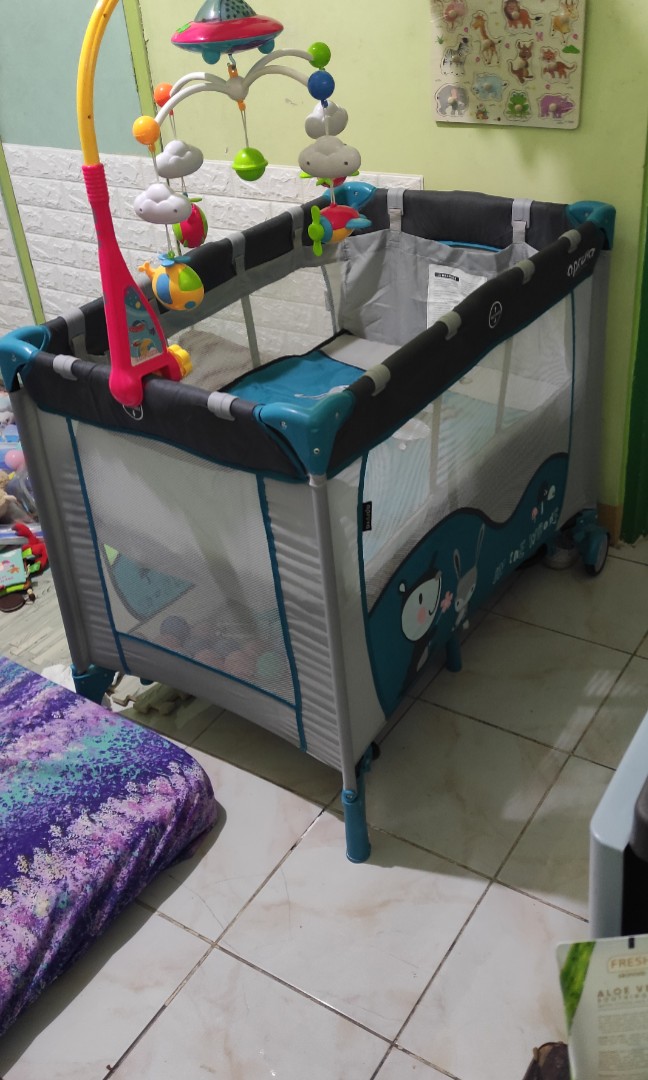 Apruva Playpen with rocker, Babies & Kids, Baby Nursery & Kids ...