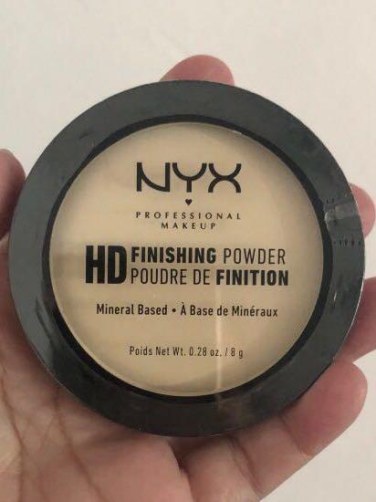 Authentic NYX HD Finishing Powder (Banana), Beauty & Personal Care ...