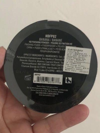 Authentic NYX HD Finishing Powder (Banana), Beauty & Personal Care ...