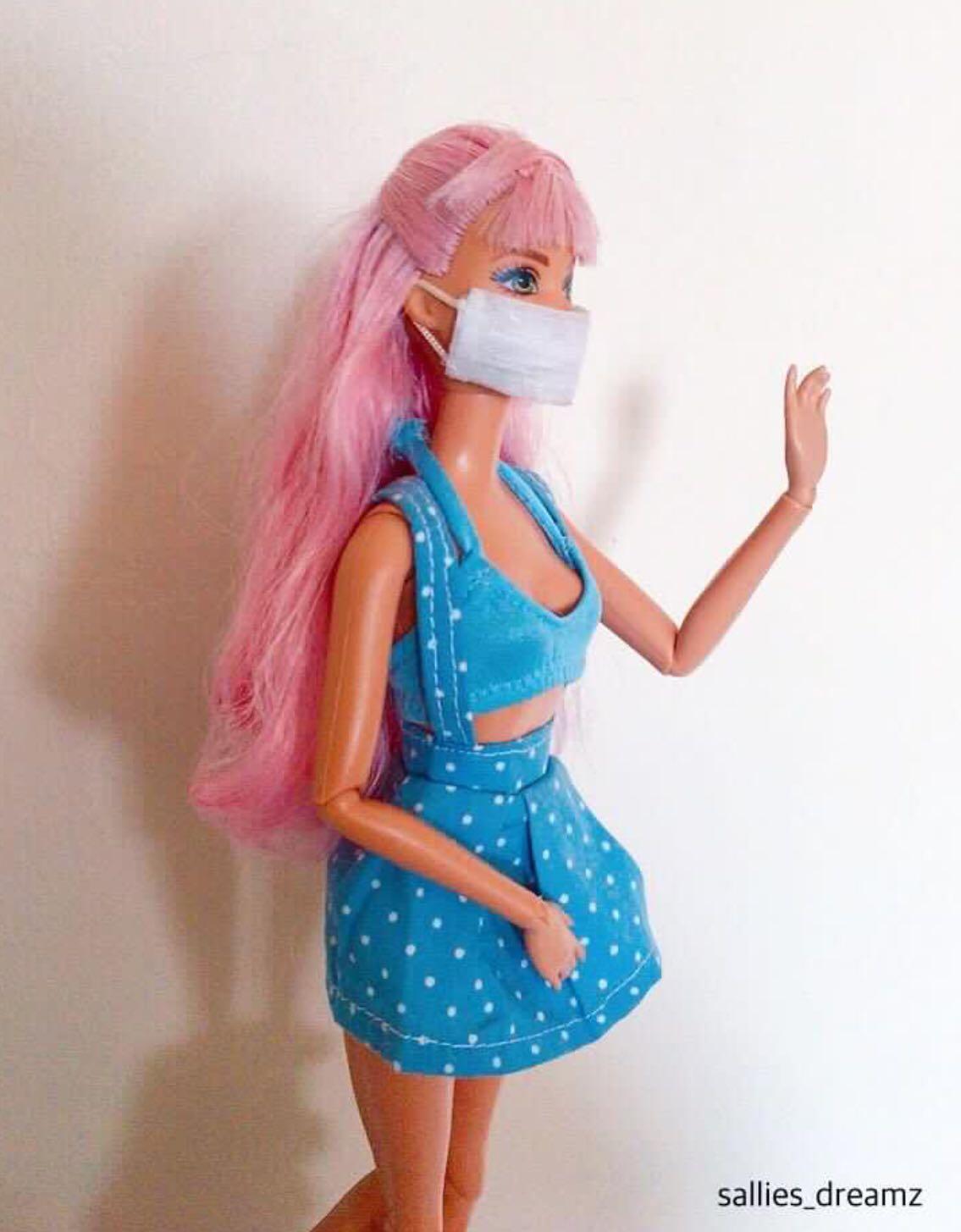 Barbie doll mask, Hobbies & Toys, Toys & Games on Carousell