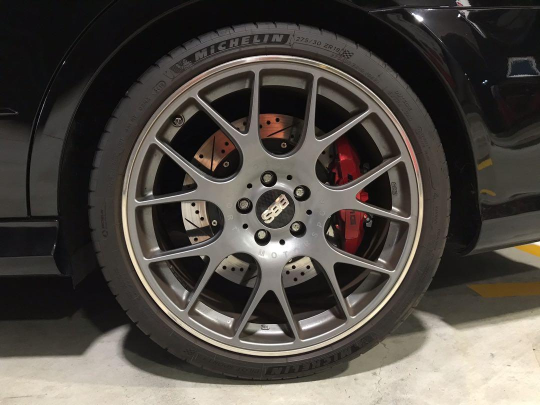 BBS CH-R 19” Staggered Rims, Car Accessories, Tyres & Rims on Carousell