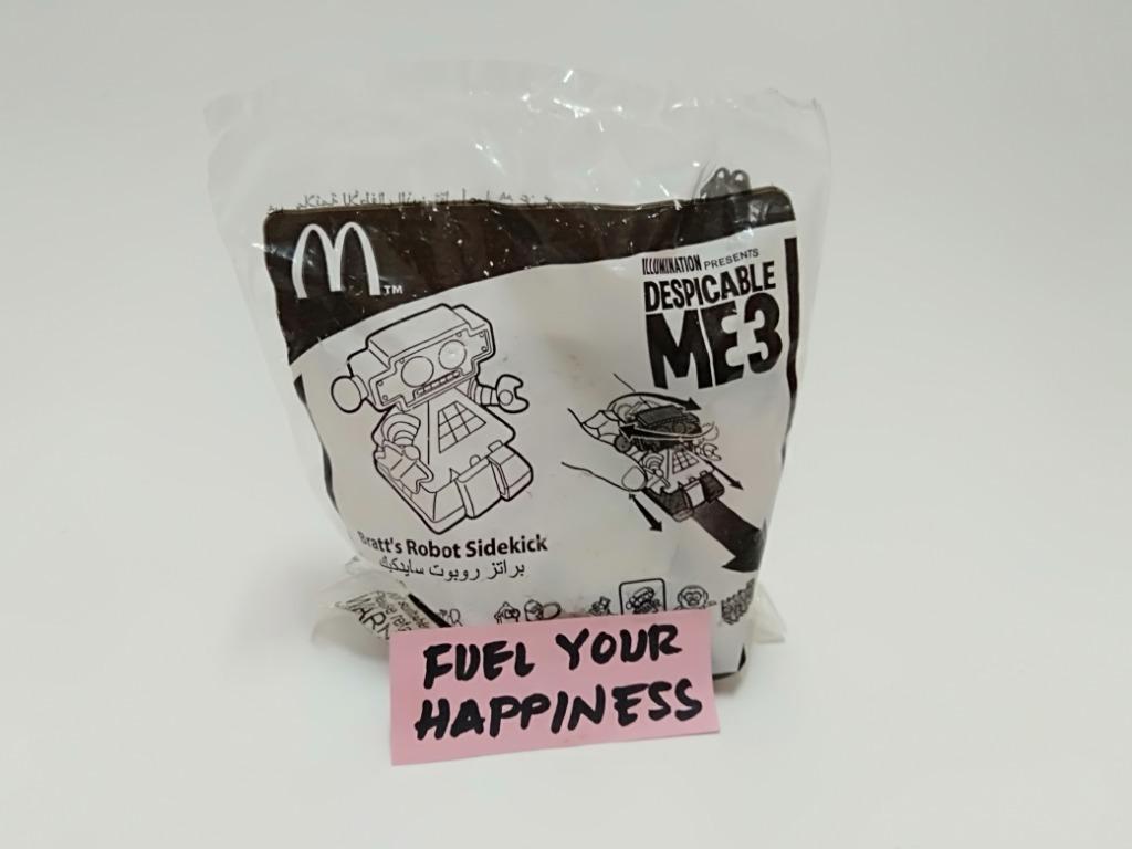 Bratt's Robot Sidekick Despicable Me 3 Minions Minion Happy Meal McDo ...
