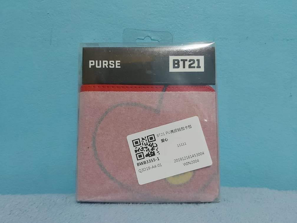 BT21 Tata Wallet (Unofficial), Hobbies & Toys, Memorabilia ...