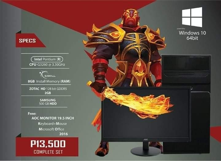 Computer set for sale!! Murang mura n po, Computers & Tech, Desktops on ...