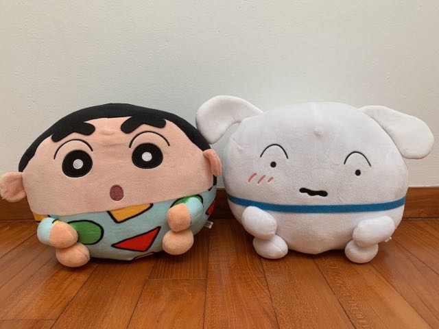 Crayon Shin Chan oval plushie, Hobbies & Toys, Toys & Games on Carousell
