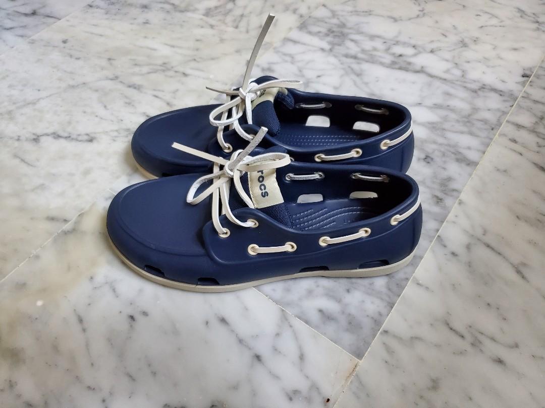 Crocs Boat Shoe, Men's Fashion, Footwear, Dress Shoes on Carousell