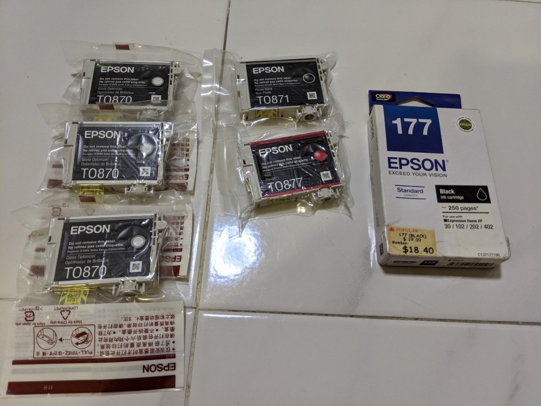 Epson printer ink, Computers & Tech, Printers, Scanners & Copiers on ...