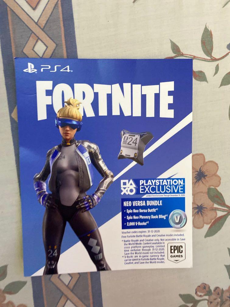 Fortnite Neo versa Bundle, Video Gaming, Video Games, PlayStation on ...