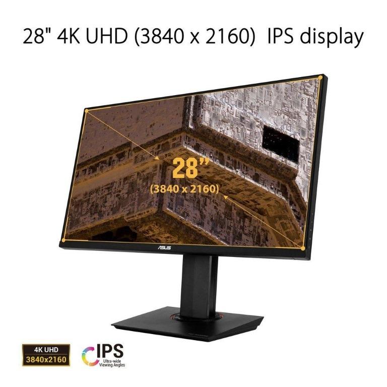 [Free Delivery] ASUS 28 inch UHD 4K (3840x2160) Gaming Monitor – TUF ...