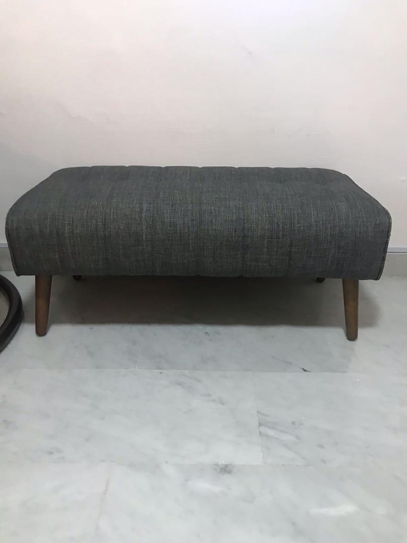 Grey Bench, Furniture, Sofas on Carousell