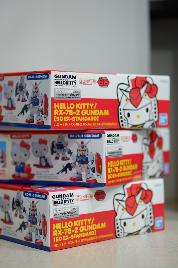 Hello kitty gundam, Hobbies & Toys, Toys & Games on Carousell