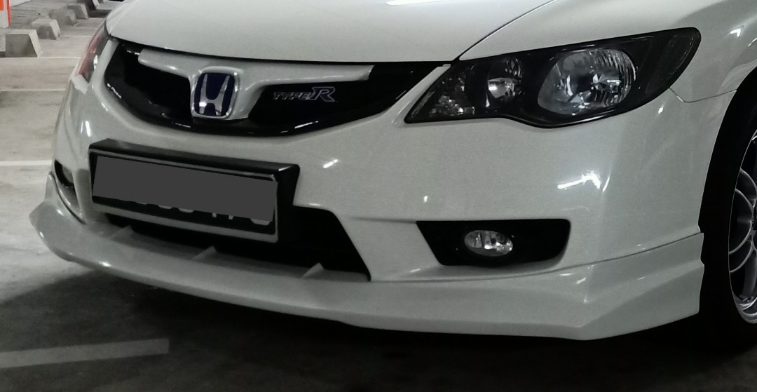 Honda Civic FD Facelift bumper with foglight, Car Accessories ...