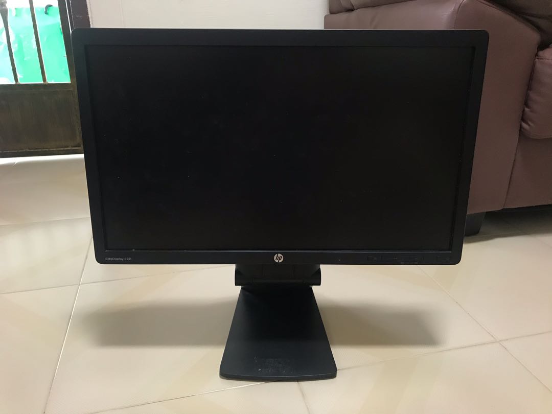 HP EliteDisplay E221 Monitor, Computers & Tech, Parts & Accessories ...
