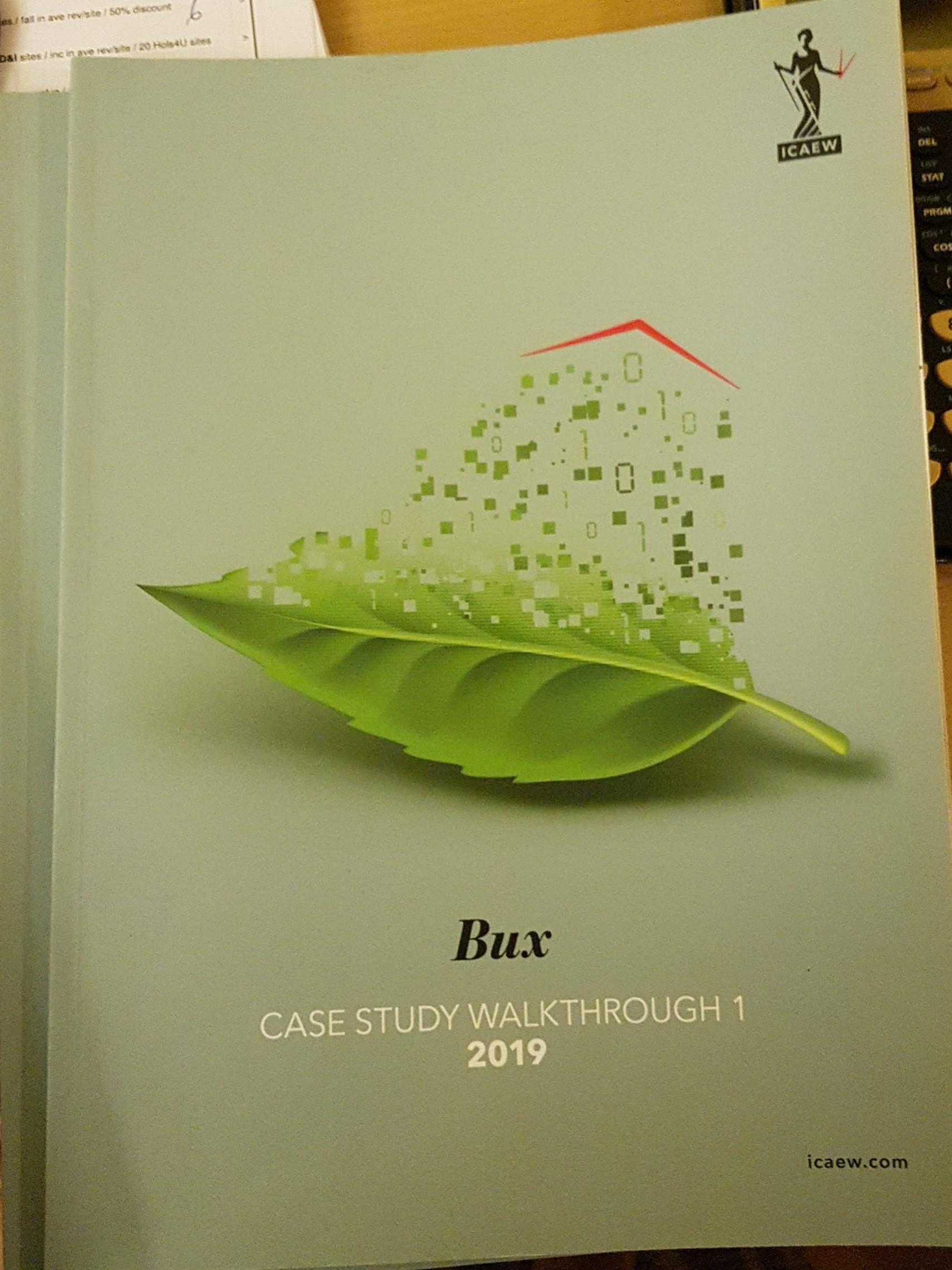 ICAEW ACA Case Study Notes, Hobbies & Toys, Books & Magazines ...