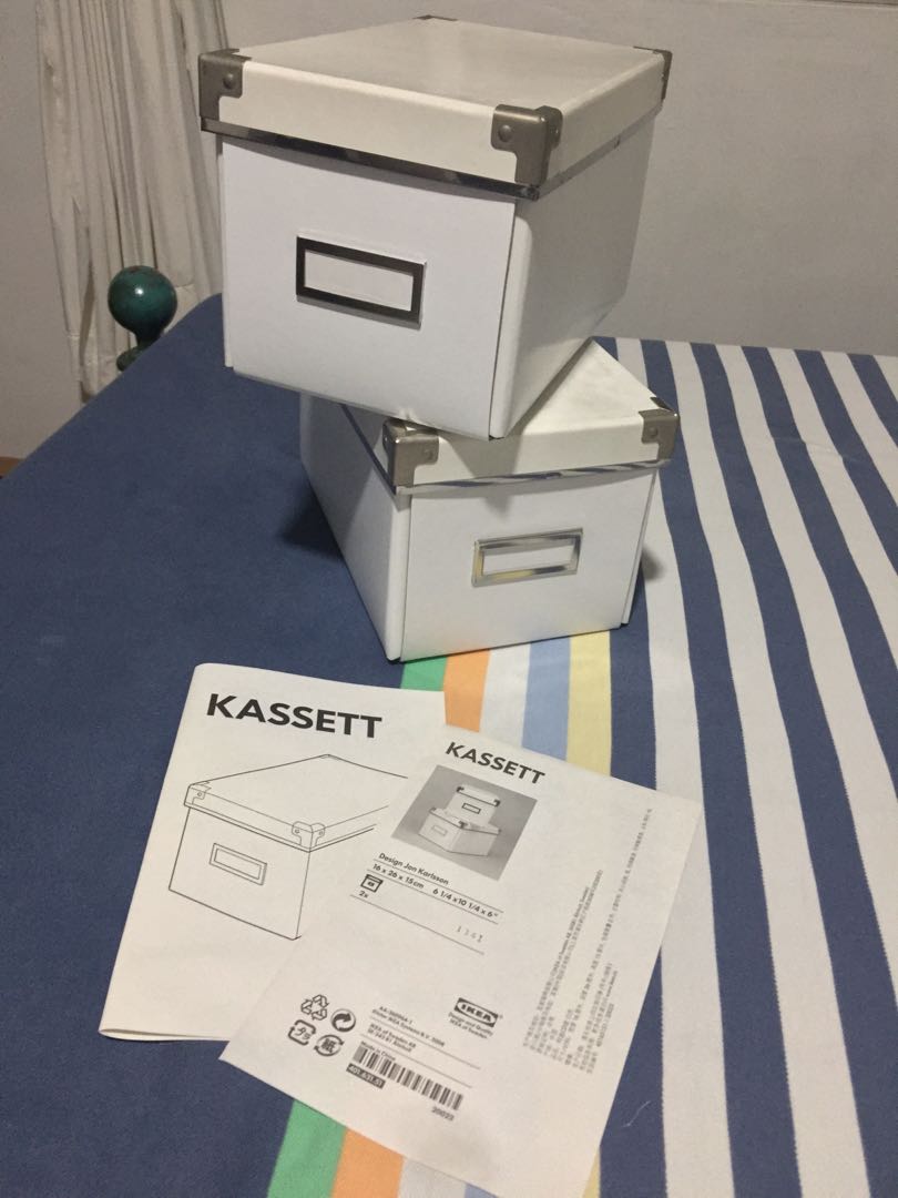 Kassett Ikea Box, Furniture & Home Living, Home Improvement ...