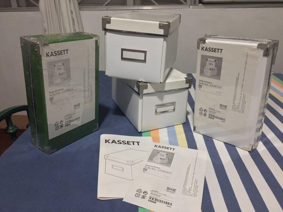 Kassett Ikea Box, Furniture & Home Living, Home Improvement ...