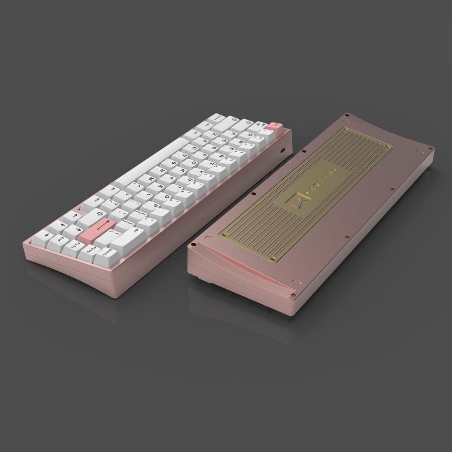 KBD67v2 mkii hotswap (rose gold), Computers & Tech, Parts & Accessories ...