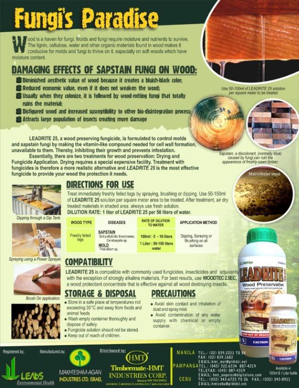 LEADRITE 25 WOOD PRESERVATIVE - 1 LITER, Everything Else, Others on ...