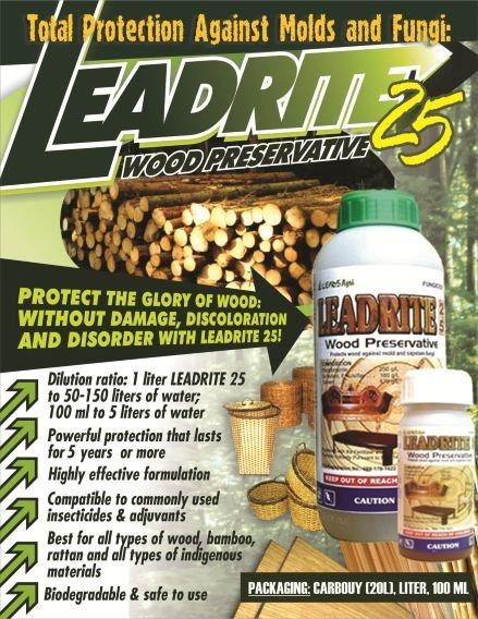 LEADRITE 25 WOOD PRESERVATIVE - 1 LITER, Everything Else, Others on ...