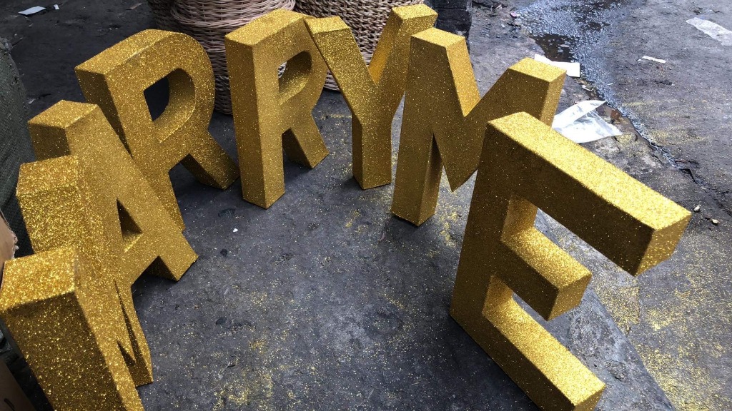 Letter standee, Hobbies & Toys, Stationary & Craft, Craft Supplies ...